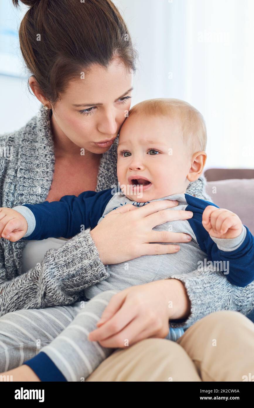 Child console crying baby hi-res stock photography and images - Alamy