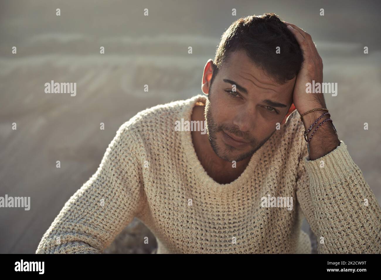 Handsome young man dramatic hi-res stock photography and images - Alamy