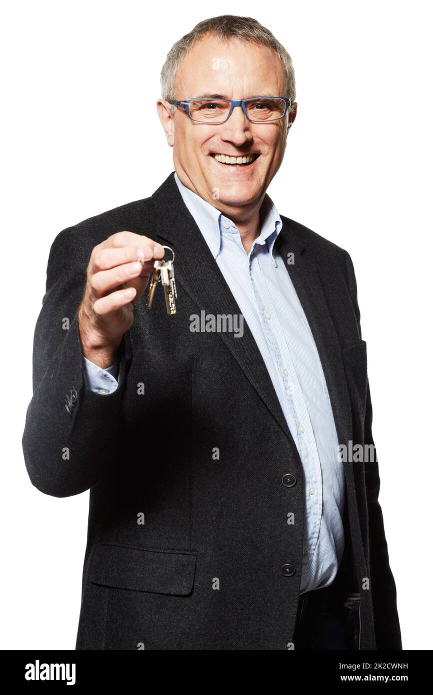Man holding keys hi-res stock photography and images - Alamy
