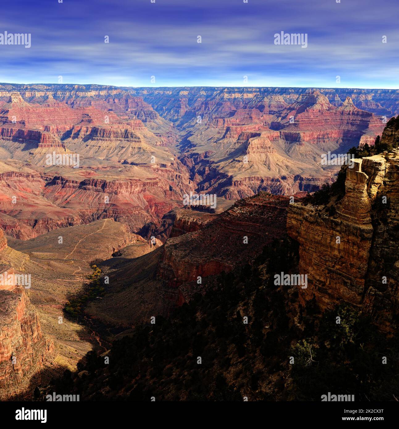 Middle granite gorge grand canyon national park hi-res stock ...