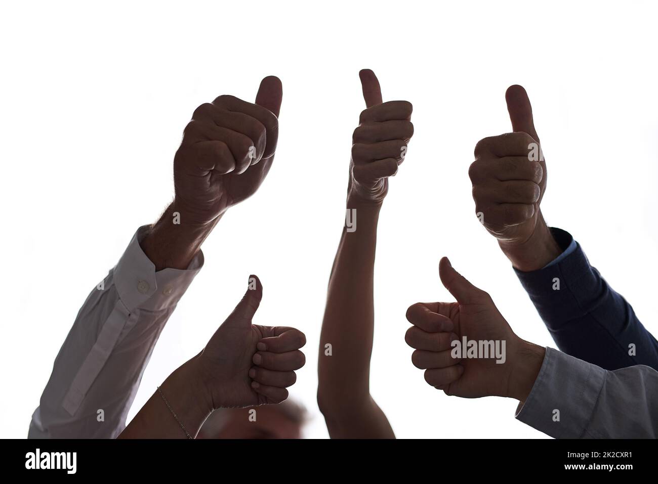 Group people showing thumbs up hi-res stock photography and images - Alamy