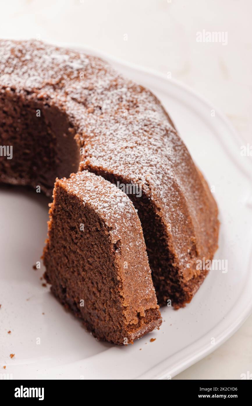 dessert called babovka in Czech Stock Photo - Alamy