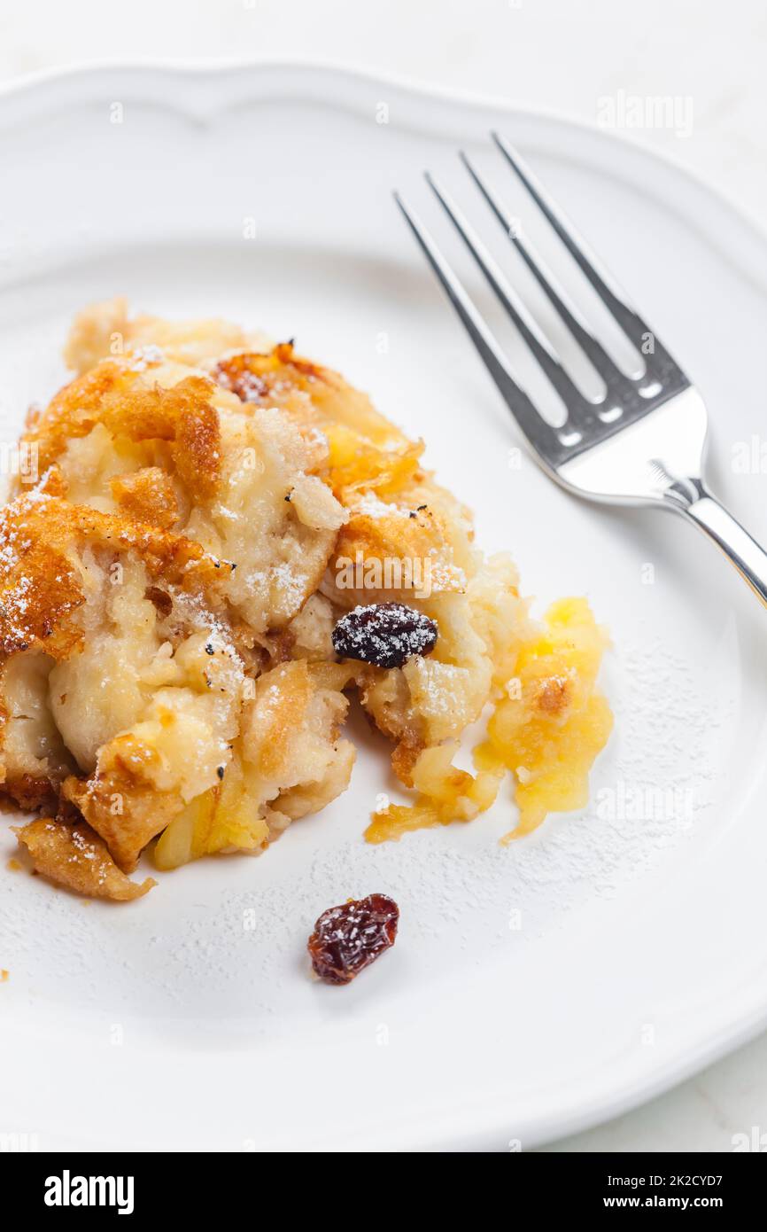 dessert called zemlovka made from buns with raisins Stock Photo - Alamy