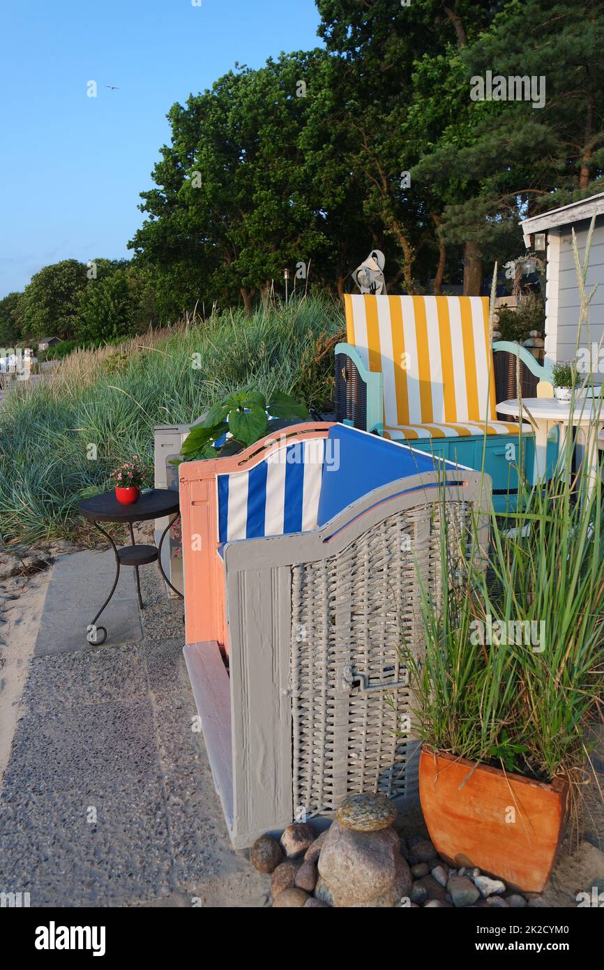Summer idyll on the beach Stock Photo - Alamy