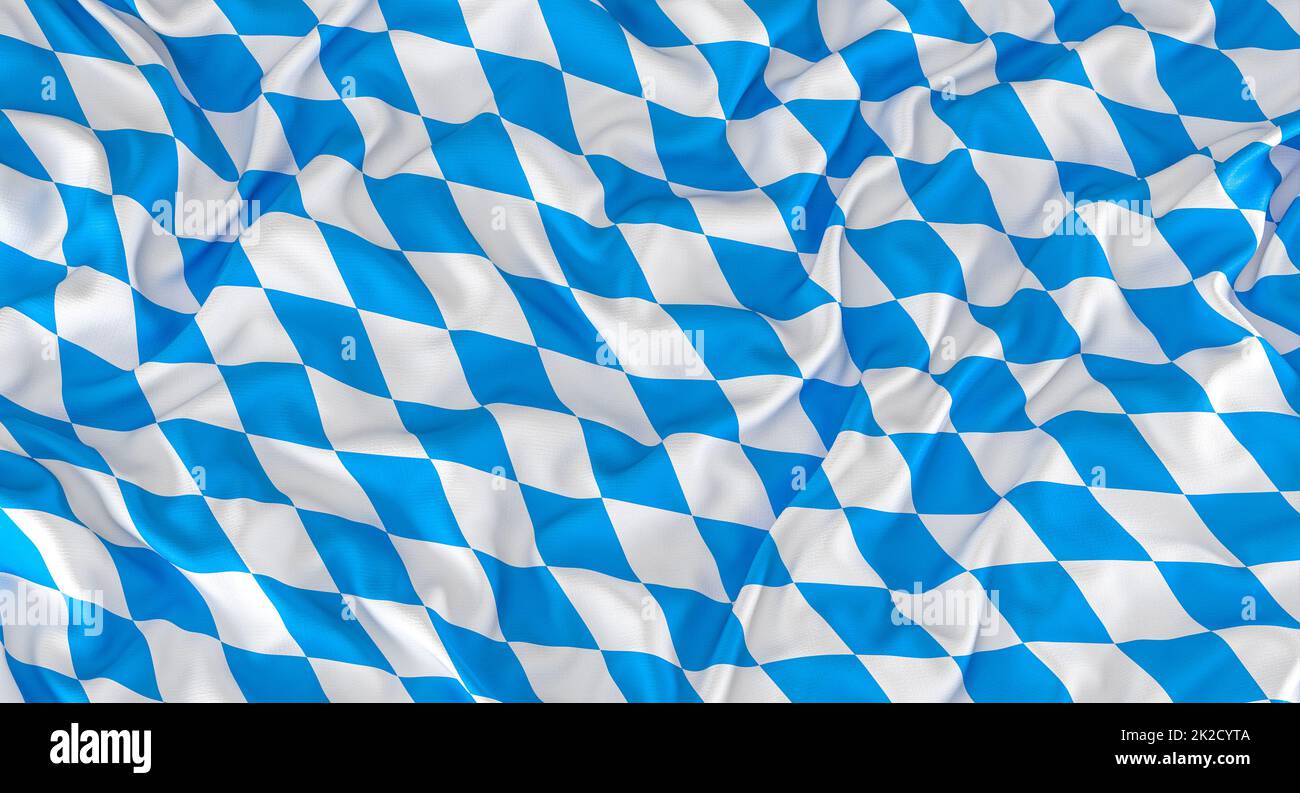 Bavarian flag white and blue Stock Photo - Alamy