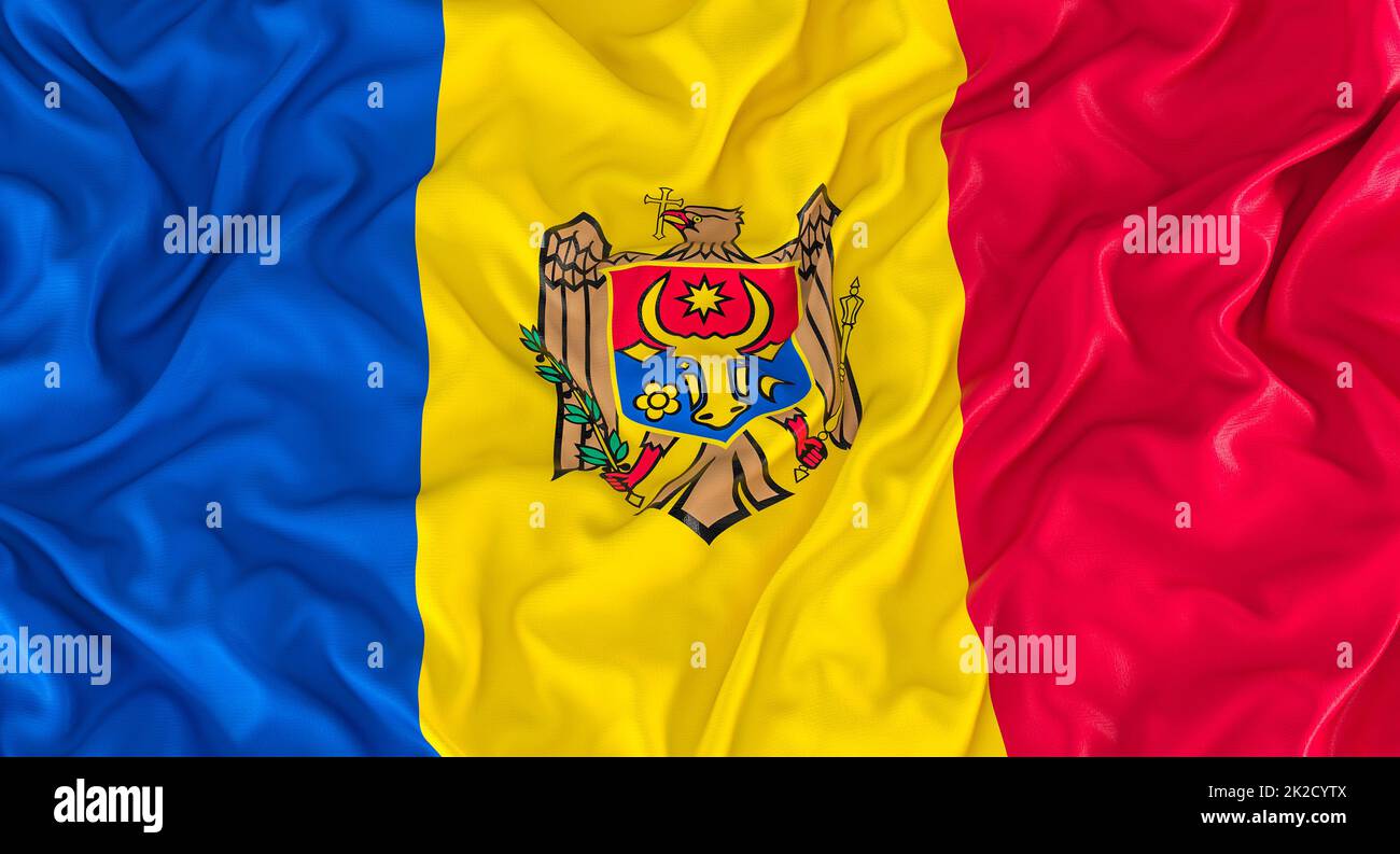 flag of moldova Stock Photo - Alamy