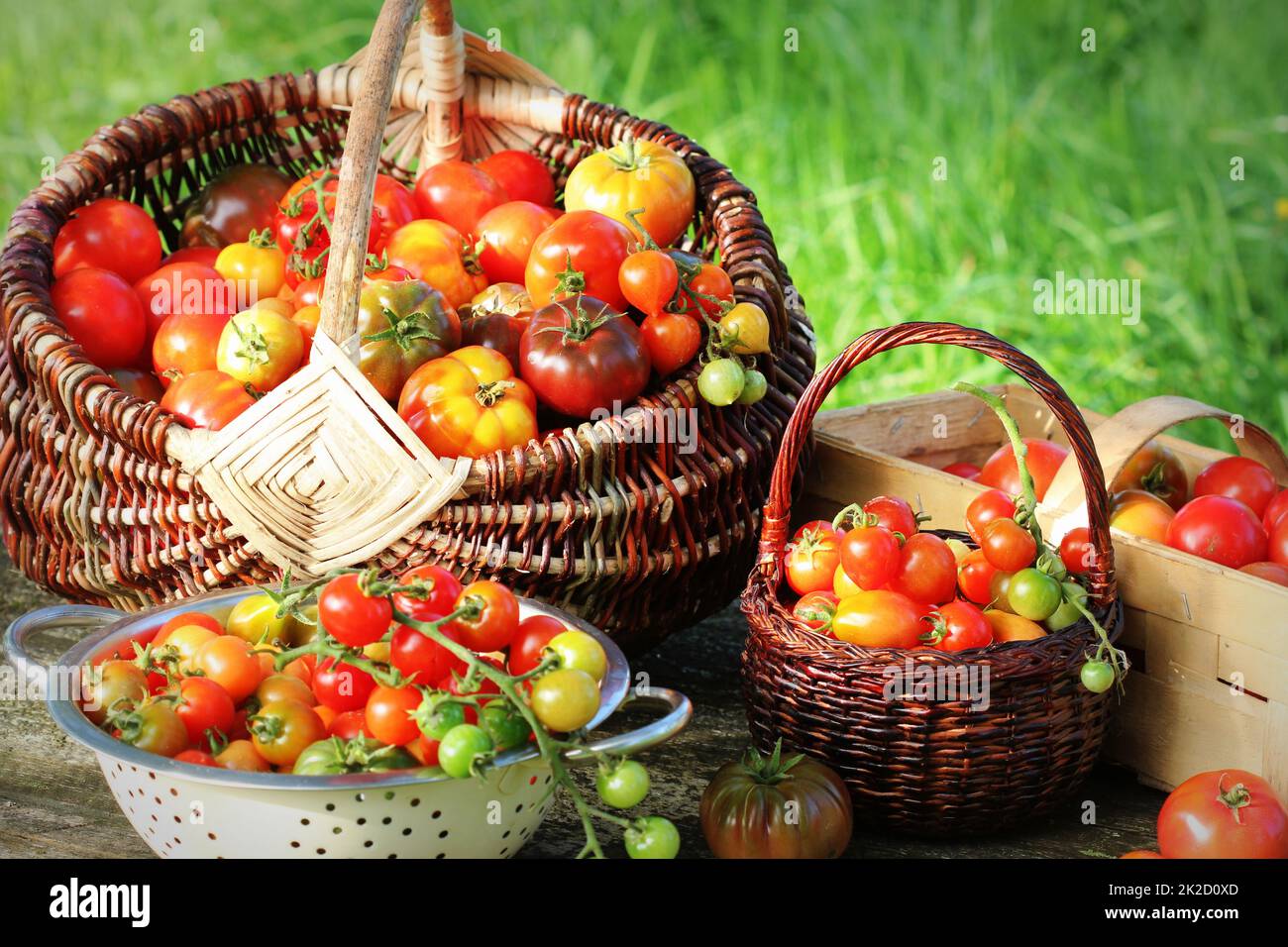 Cherry baskets hi-res stock photography and images - Alamy