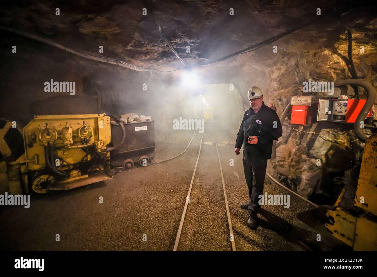 PRODUCTION - 22 September 2022, Saxony, Annaberg-Buchholz: Marc Schwan ...