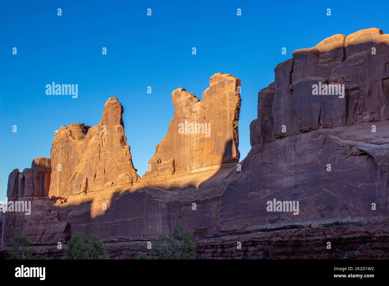 Desert Rock Wall in Utah Stock Photo - Alamy