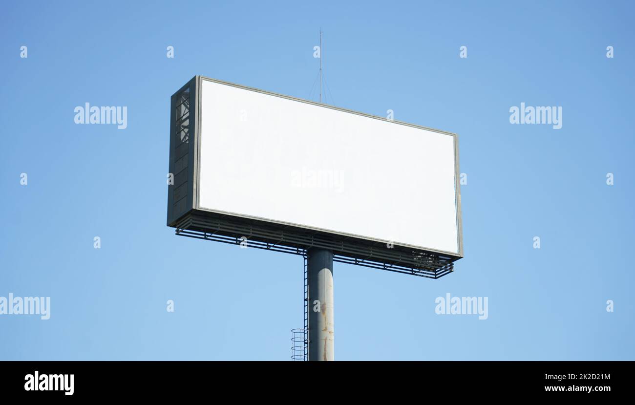Outdoor advertising Scenery and Advertising Mockup Stock Photo - Alamy