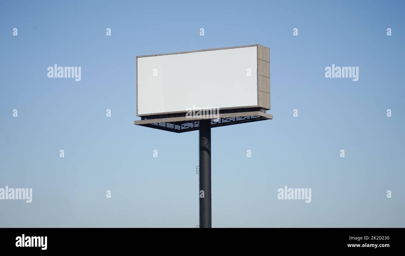 Outdoor advertising Scenery and Advertising Mockup Stock Photo - Alamy
