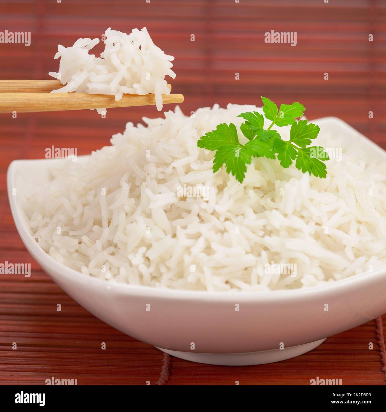 Japan rice with chopsticks Stock Photo - Alamy