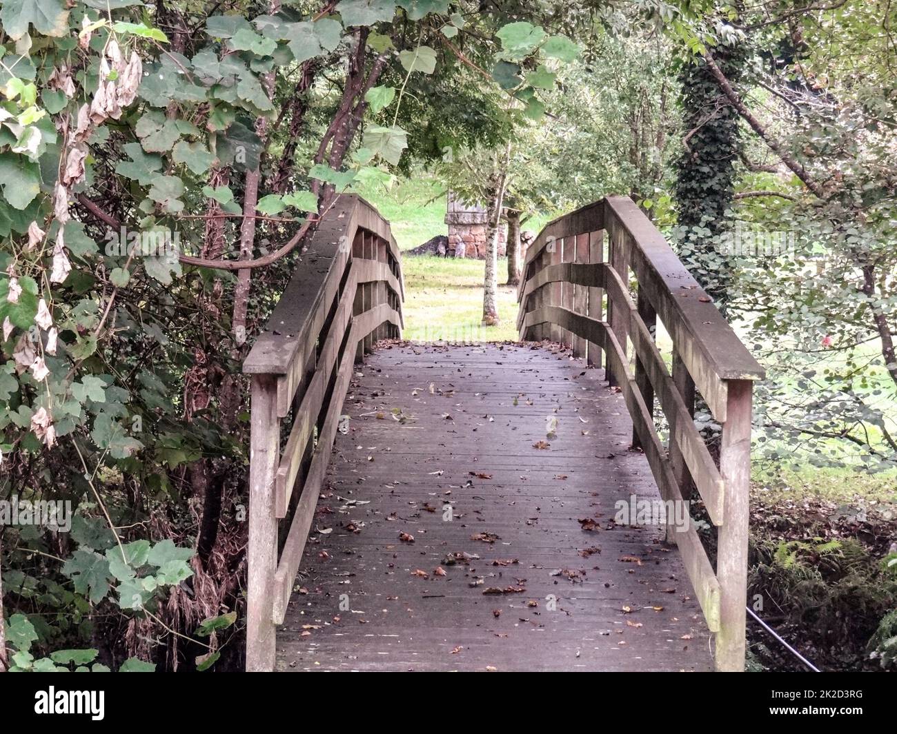 Bridge in galicia Stock Photo - Alamy