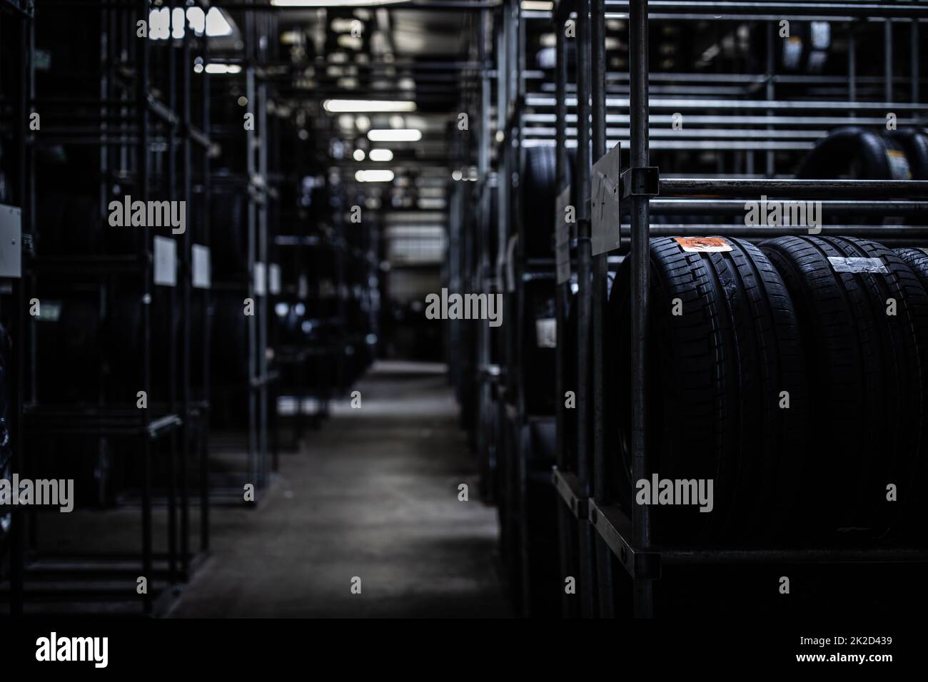 Tyre change - wheel balancing or repair and change car tire at auto ...