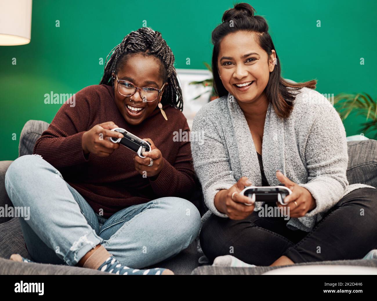 Black Friends Playing Video Games