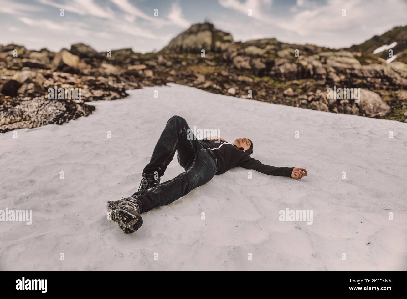 Exhausted climbing hi-res stock photography and images - Alamy