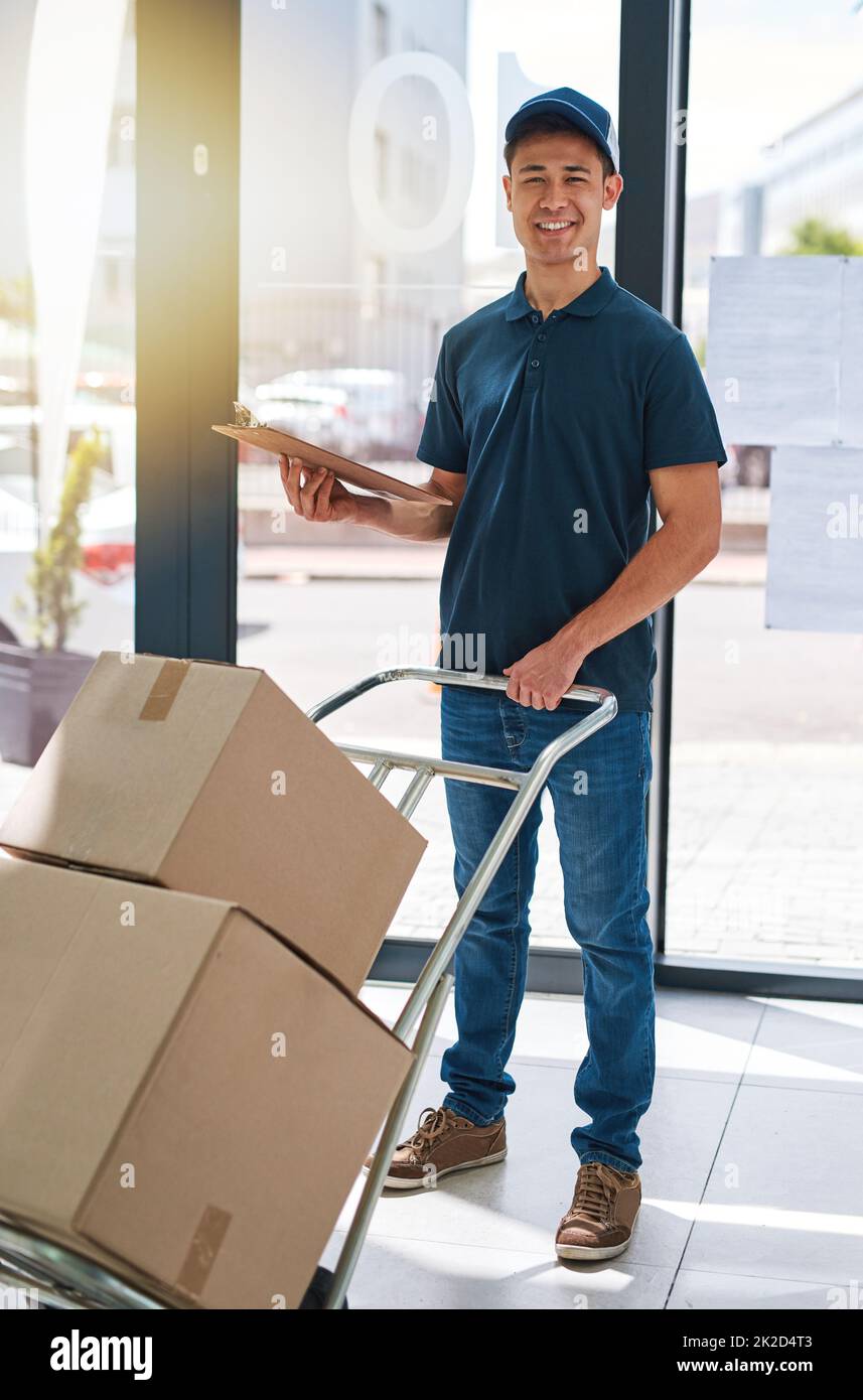 Delivery office hi-res stock photography and images - Alamy