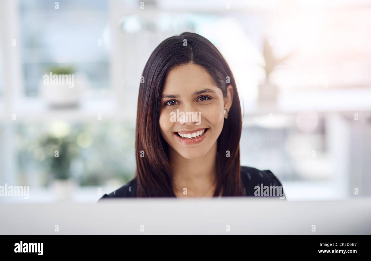 Sitting at office desk hi-res stock photography and images - Alamy