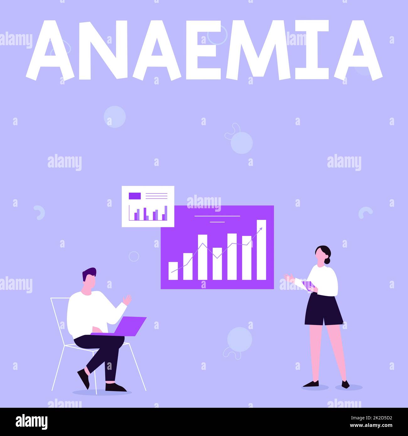 Conceptual display Anaemia. Business concept a condition marked by a ...