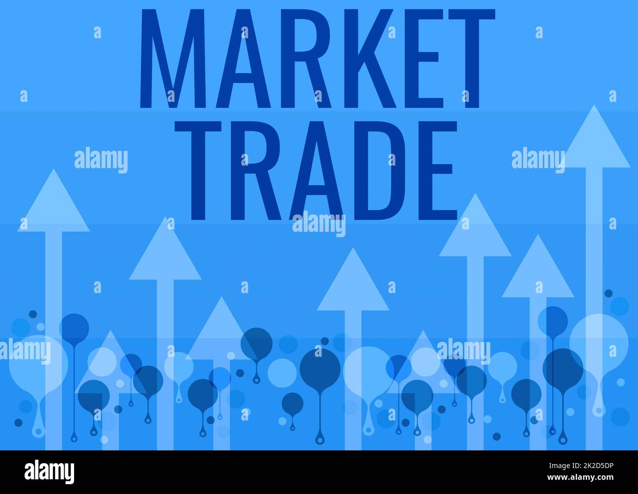 Text showing inspiration Market Trade. Business showcase action of ...
