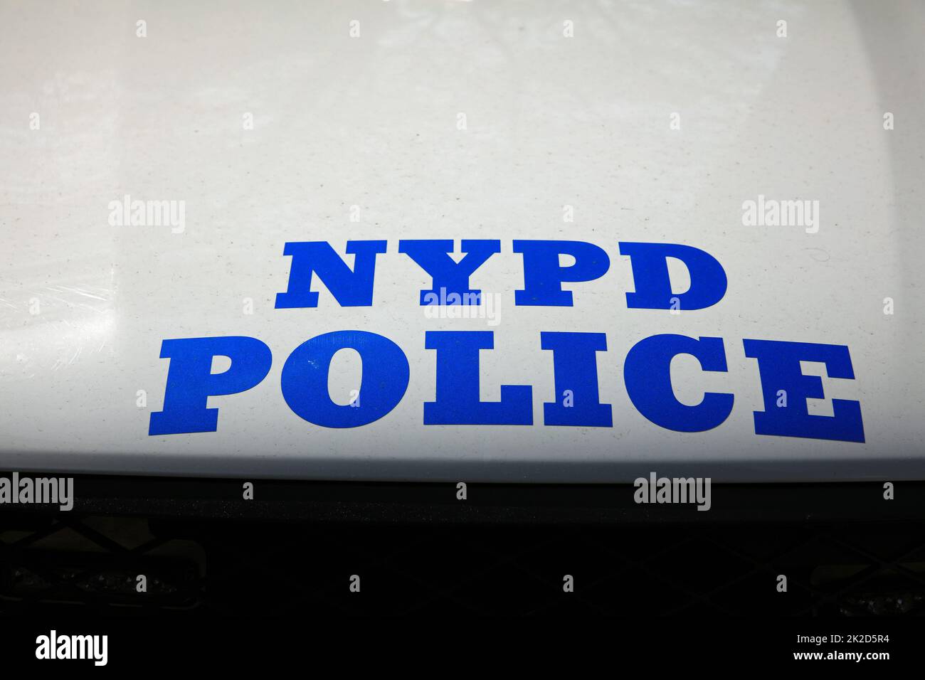 NYPD (New York Police Department) Sign on Police Patrol Car in New York ...