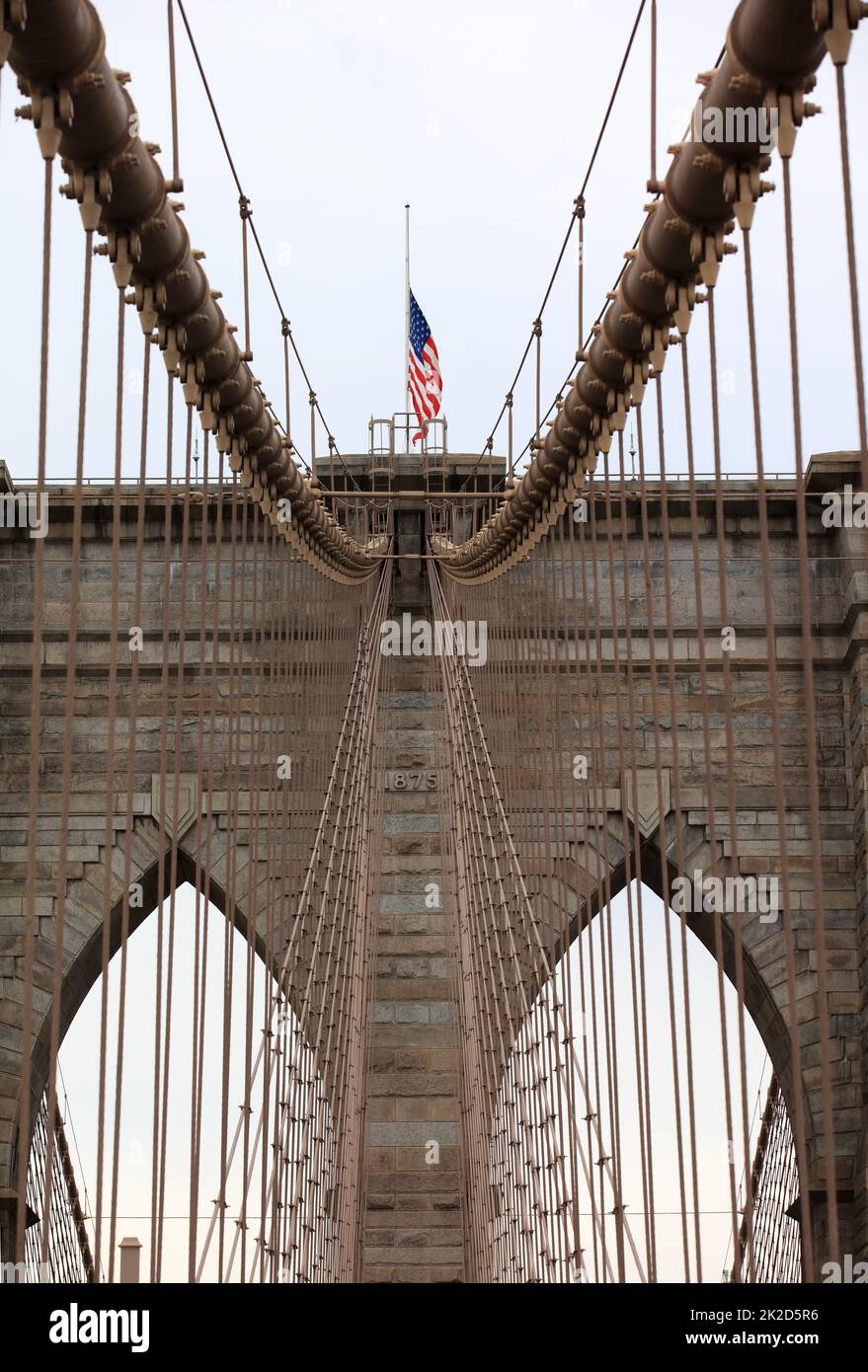 Brooklyn Bridge in New York City. USA Stock Photo - Alamy