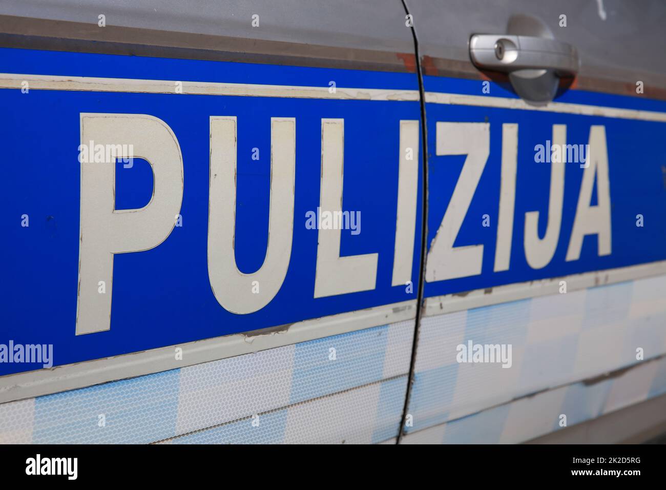 Police Car on the Maltese Island Stock Photo - Alamy