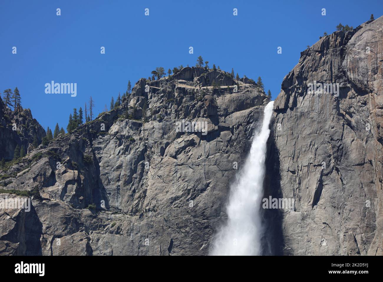 Upper Yosemite Falls in Yosemite National Park. California. USA Stock ...