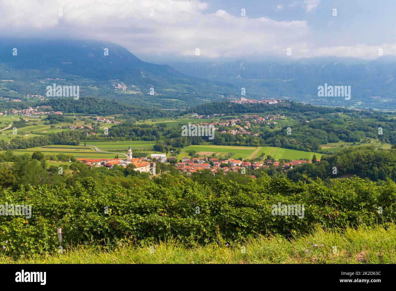 Vipava valley in Gorice region, Slovenia Stock Photo - Alamy