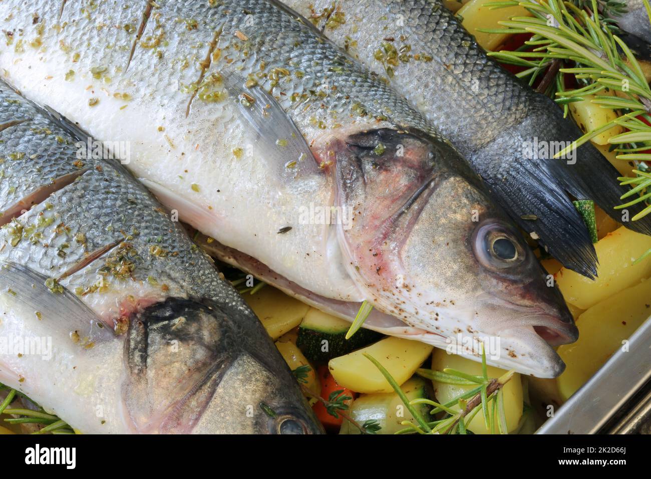 Raw sea bass hi-res stock photography and images - Alamy
