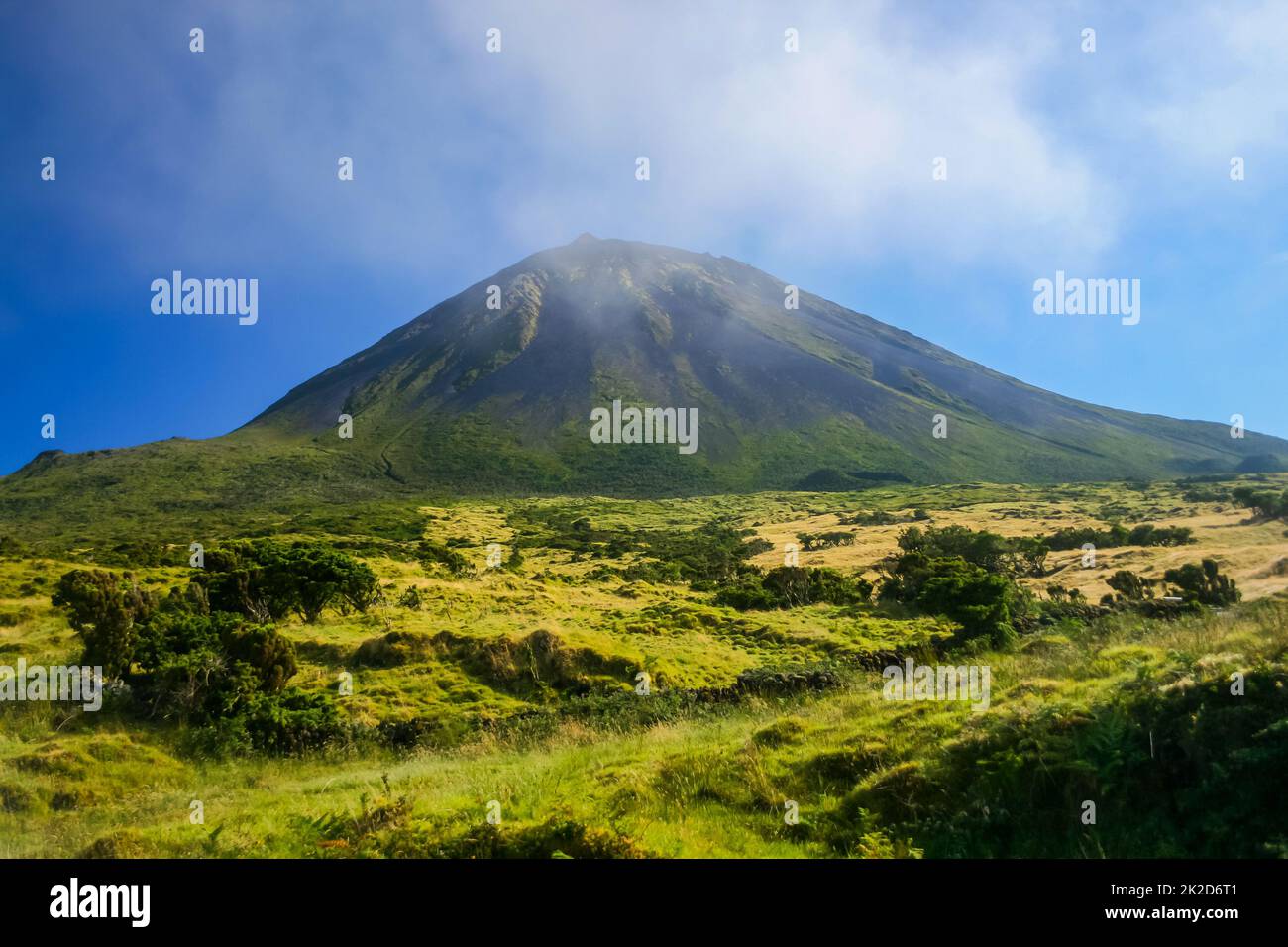 Pico mountain in Pico island Stock Photo - Alamy
