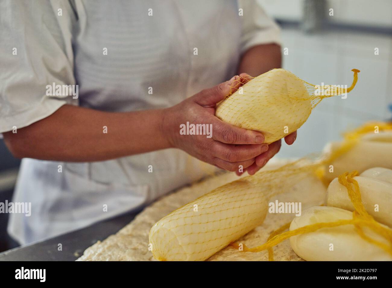 Cheese making process hi-res stock photography and images - Alamy