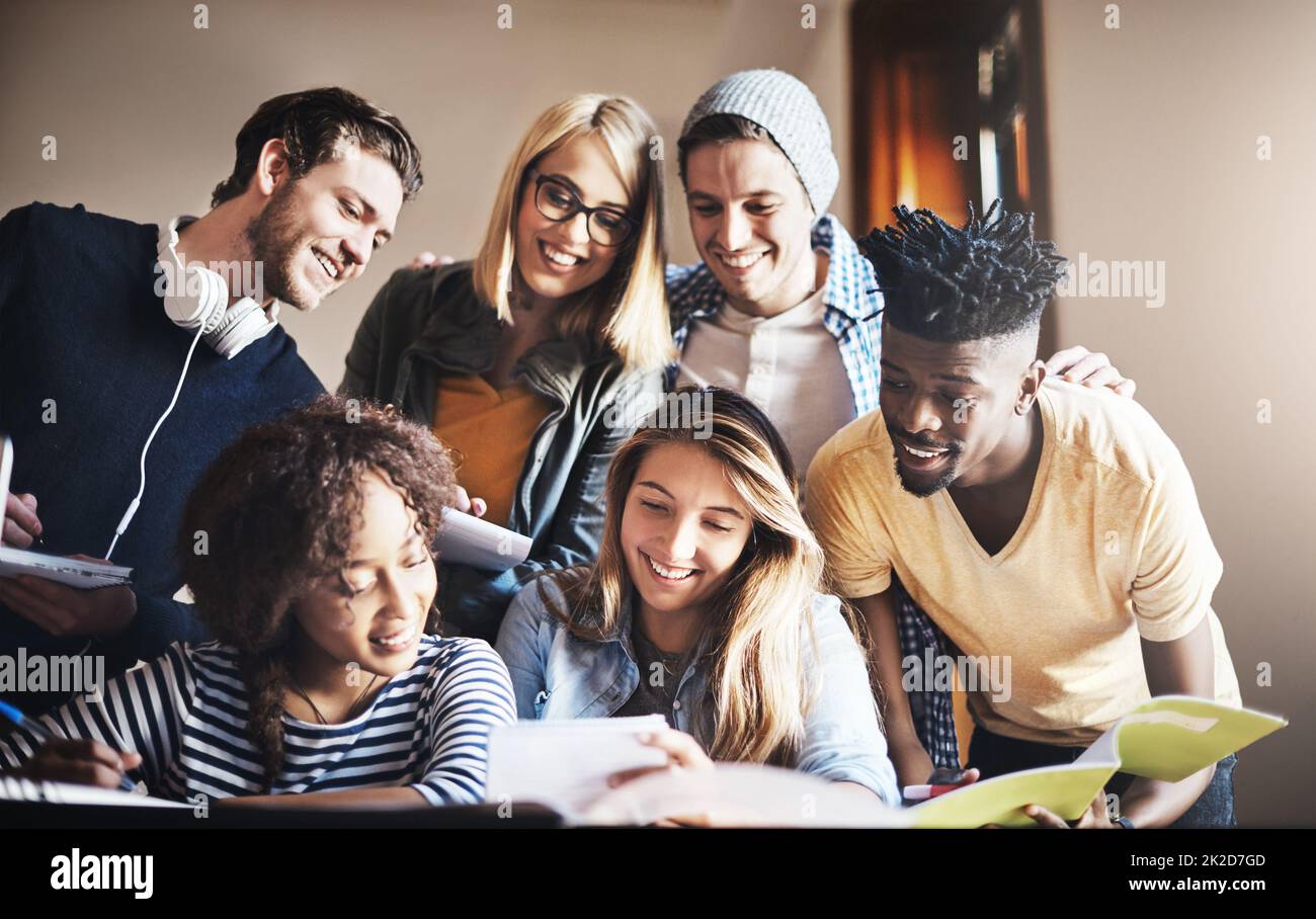 Male students working together hi-res stock photography and images - Alamy