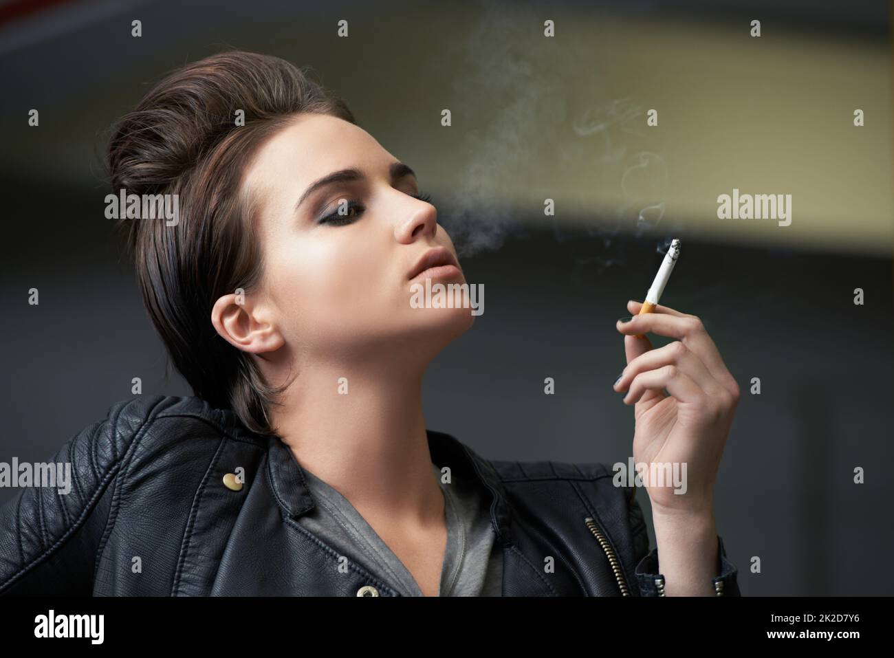 Attitude And Attractive Shot Of A Rebellious Looking Young Woman