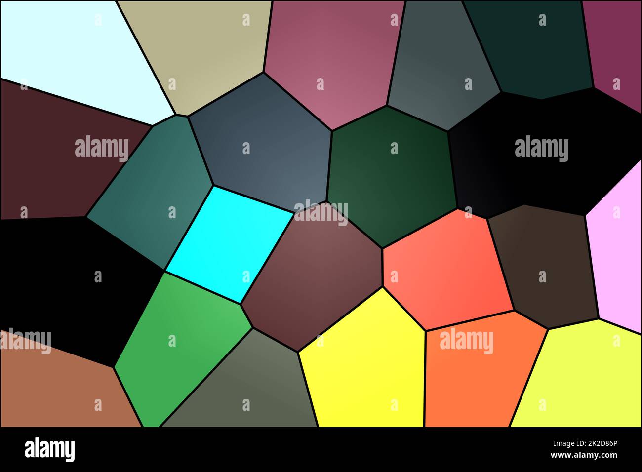 Abstract colorful mosaic tiles show geometrical shapes in trendy colors ...