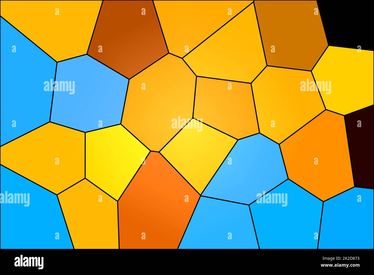 Abstract colorful mosaic tiles show geometrical shapes in trendy colors ...