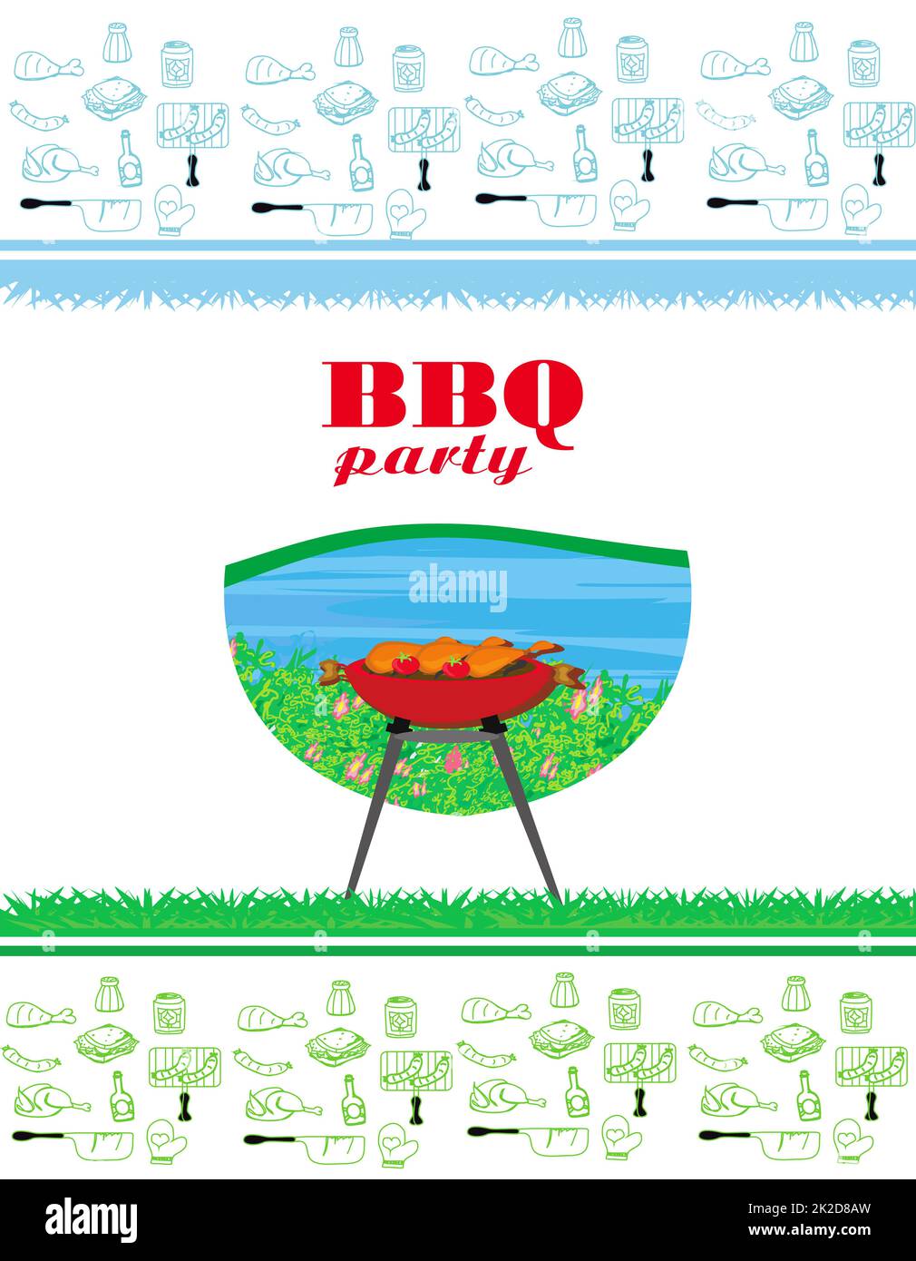 Bbq party Cut Out Stock Images & Pictures - Alamy