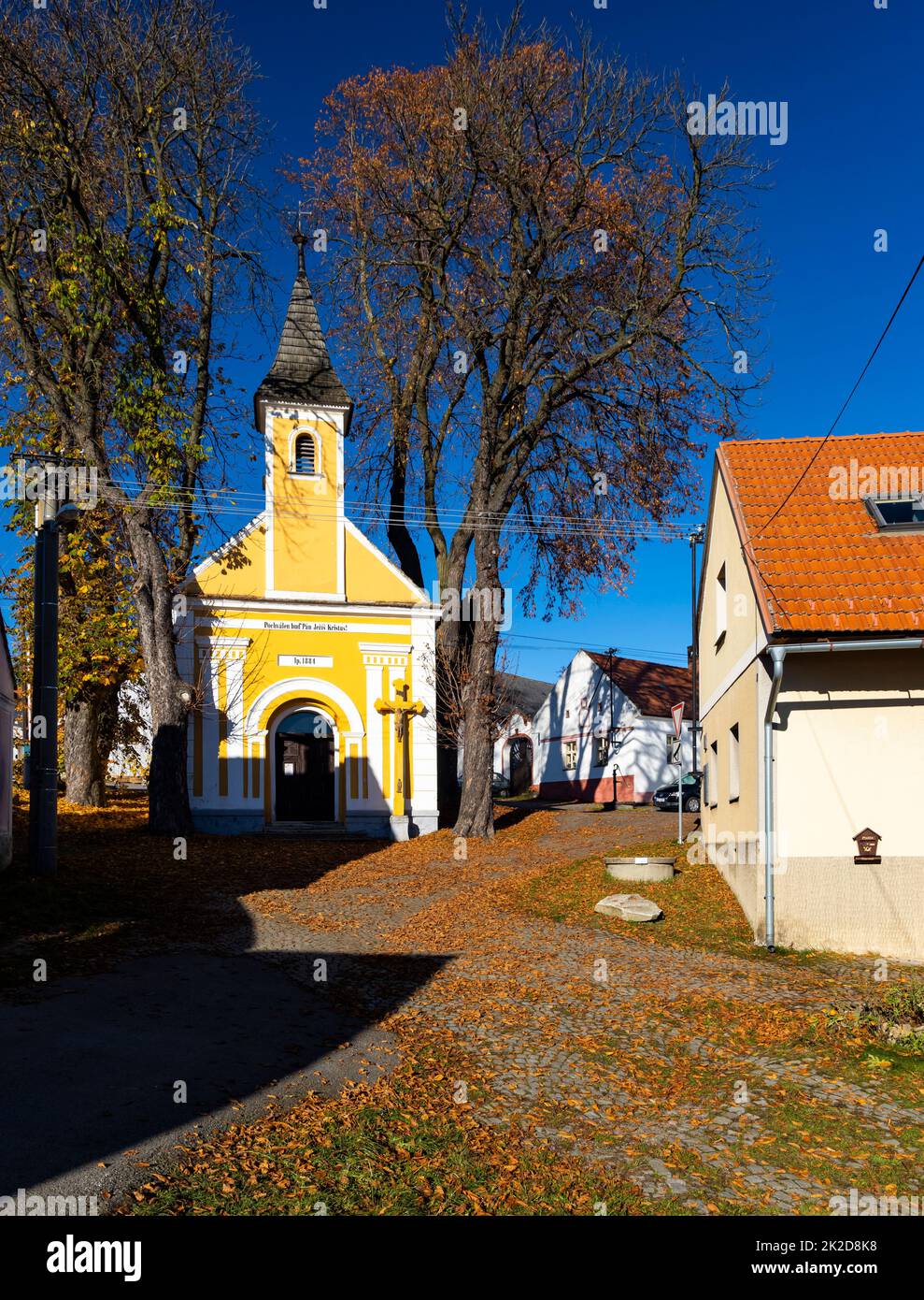 Village monument reserve Nahorany near Volyne, Western Bohemia, Czech ...