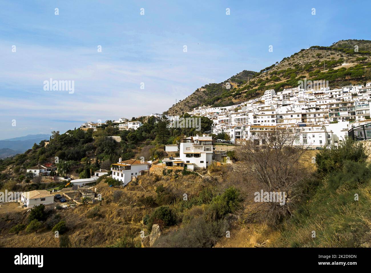 Spain, Mijas - White Village Stock Photo - Alamy