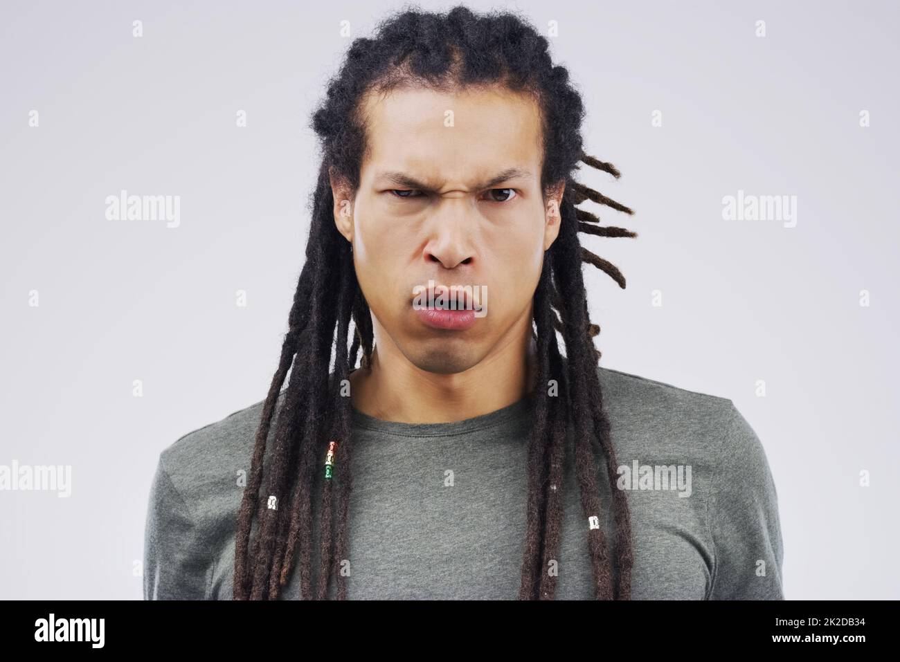 Angry guy making face hi-res stock photography and images - Alamy