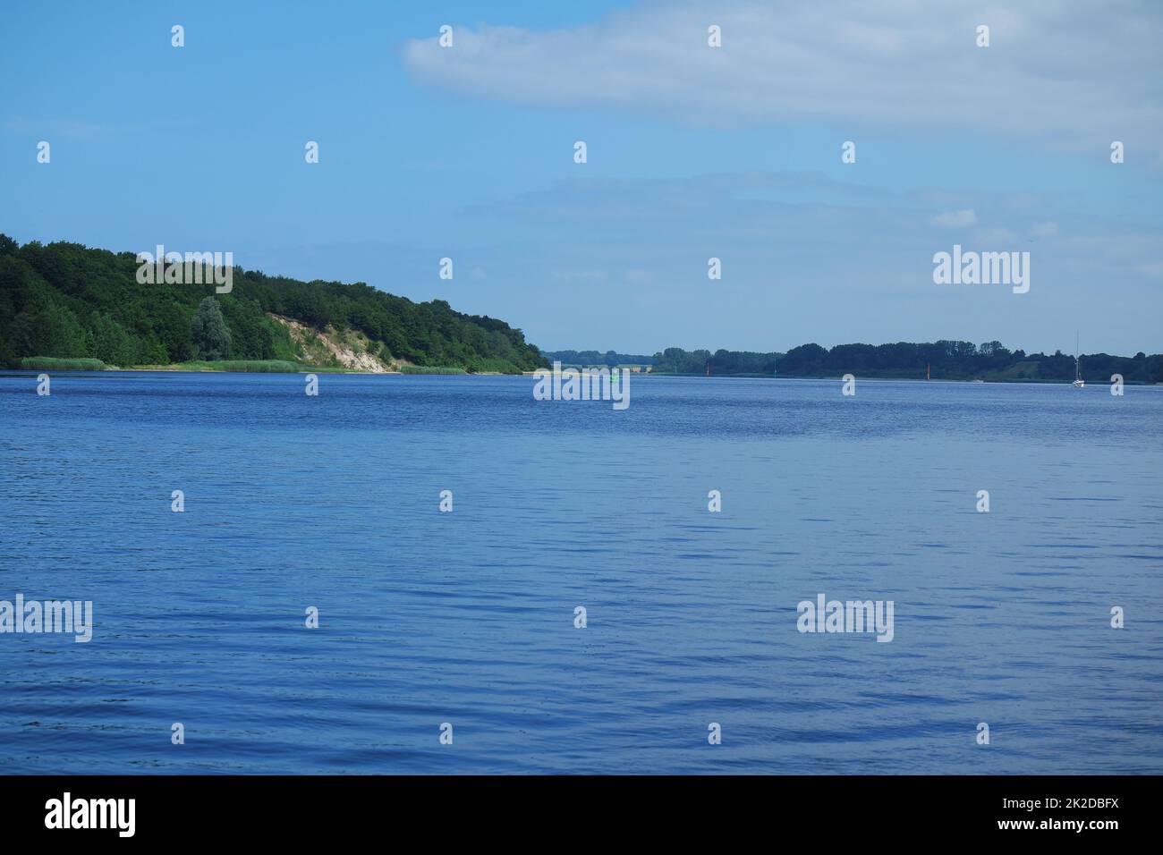 River landscape, Trave Stock Photo - Alamy