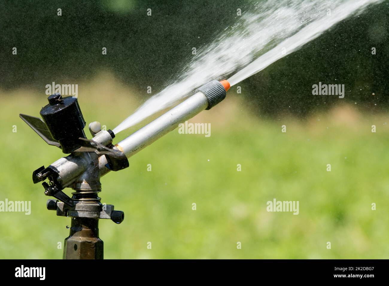 irrigation - agricutural sprinkler in closeup Stock Photo - Alamy