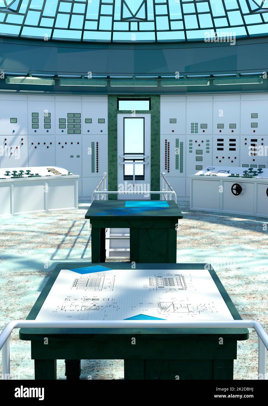 Nuclear power station control room hi-res stock photography and images ...