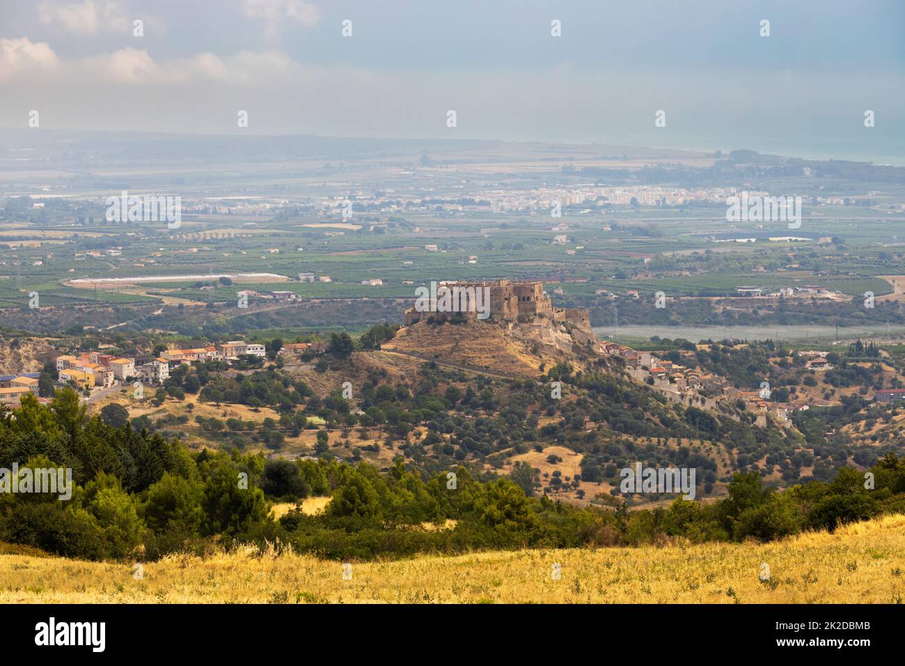 Rocca Imperiale castle in Cosenza province, Calabria, Italy Stock Photo ...