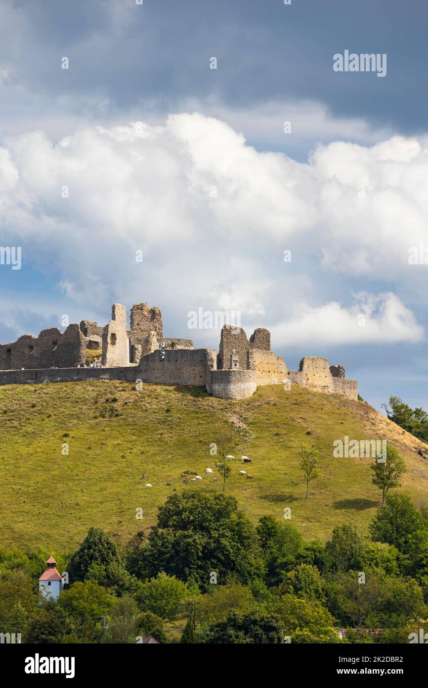 Ruins of Branc castle near Myjava, Slovakia Stock Photo - Alamy