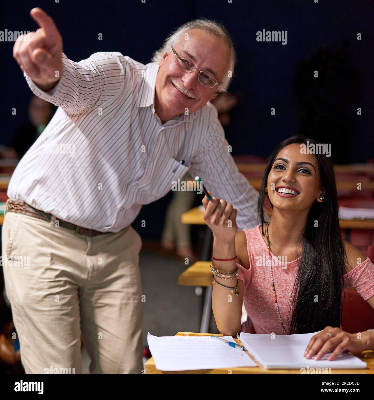 Indian female lecture hall hi-res stock photography and images - Alamy