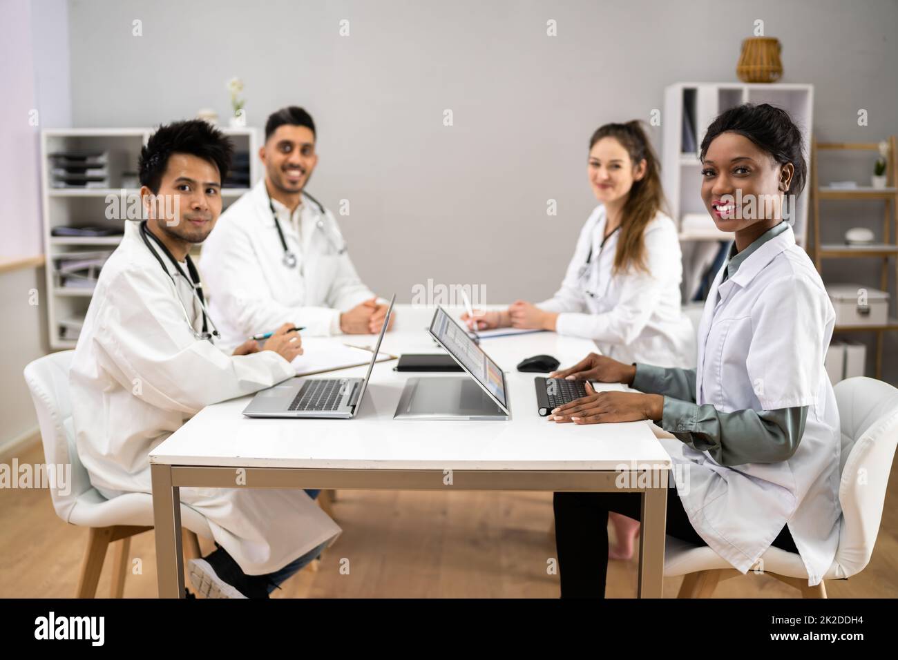 Medical Doctor Online Learning Video Conference Stock Photo - Alamy