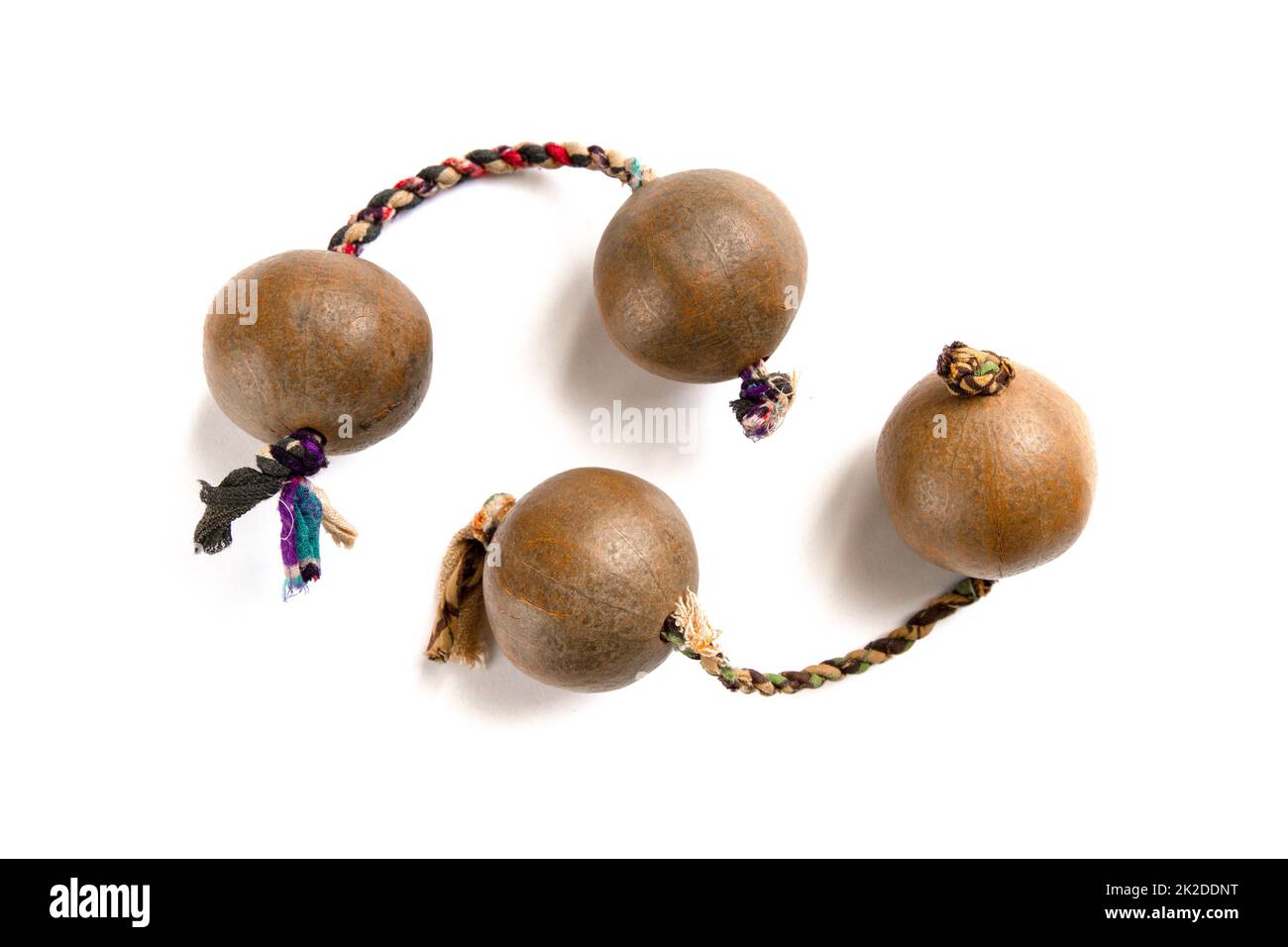 Traditional thelevi gourg, or aslatua, kasskass isolated on white Stock ...