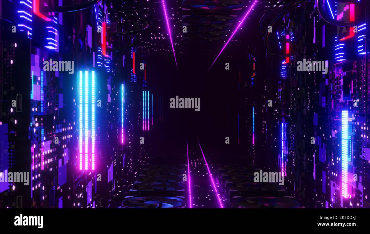 Advanced Technology On CPU Processor Stock Photo - Alamy