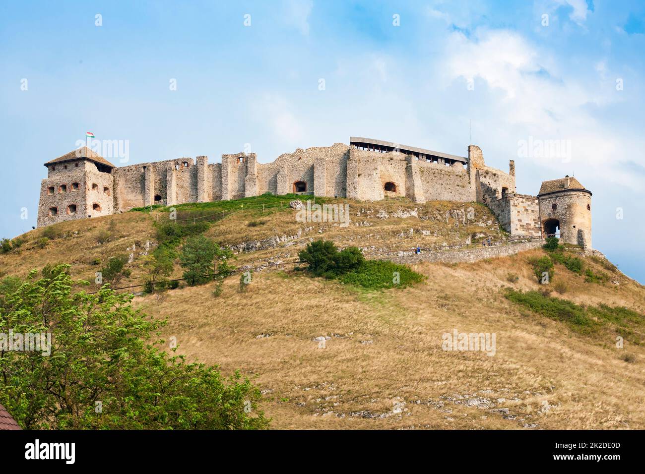 Sumeg Castle (Sumegi var), Western Transdanubia, Hungary Stock Photo ...